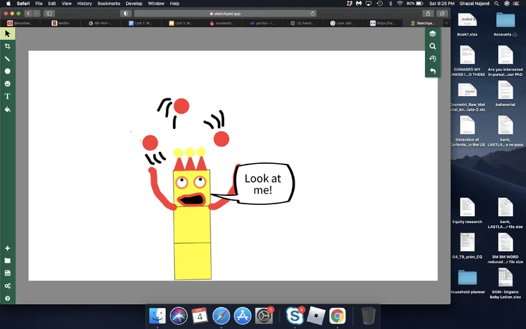 numberblock drawing chain | Fandom