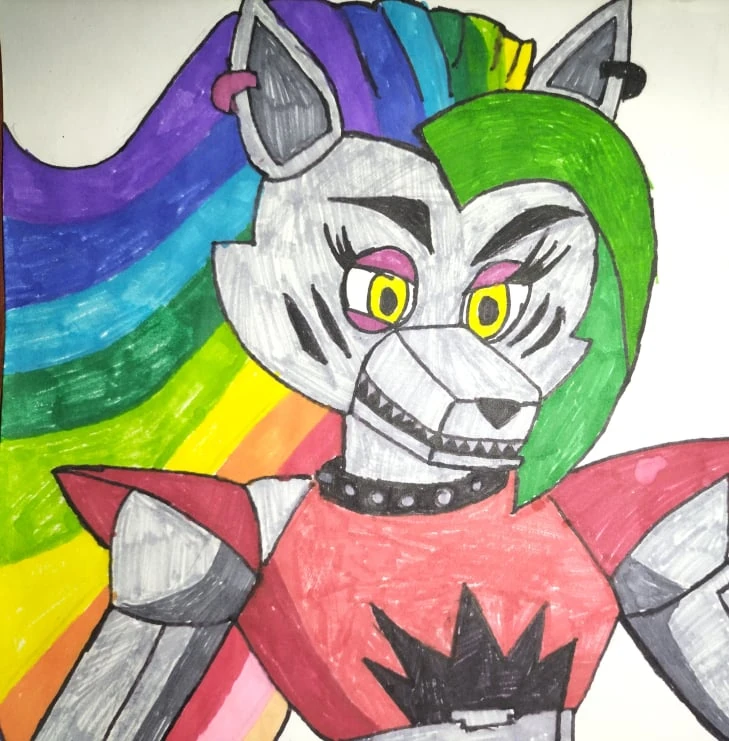 Roxy but with rainbow hair | Fandom