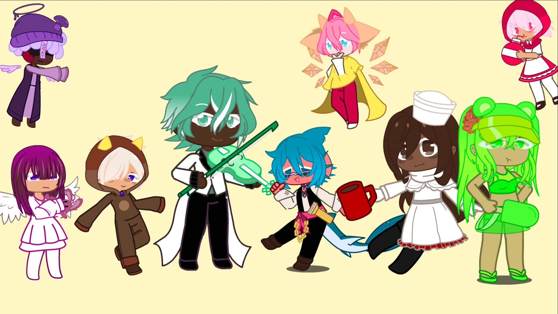 i made characters in gacha club ! | Fandom