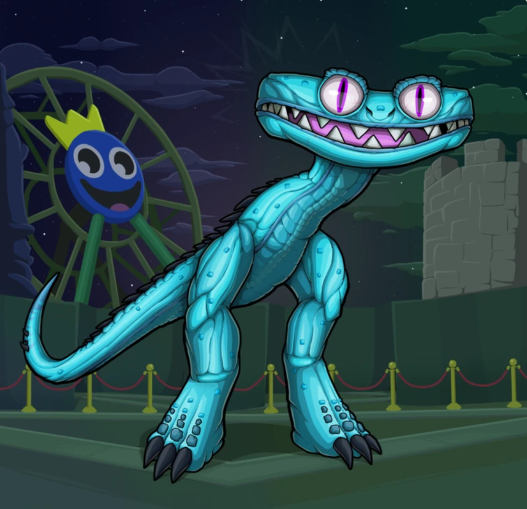 Thoughts on the fanart I did of Cyan (Roblox Rainbow Friends)? | Fandom