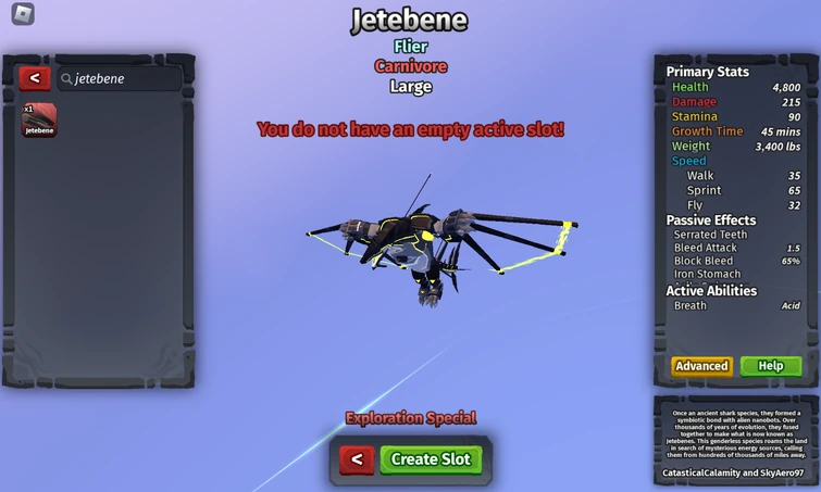 I got a Jetebene from the Mecha Explorer Gacha and I have 4 available ...