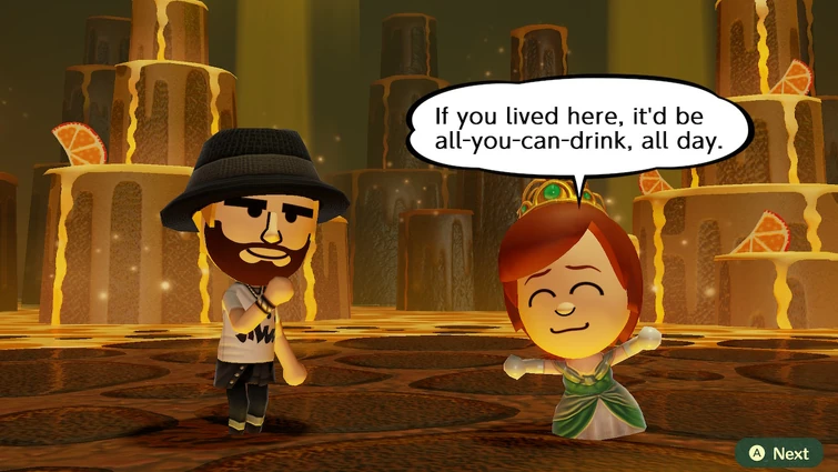 Goofy Photos I got while playing through Miitopia's Realm of Fey ...