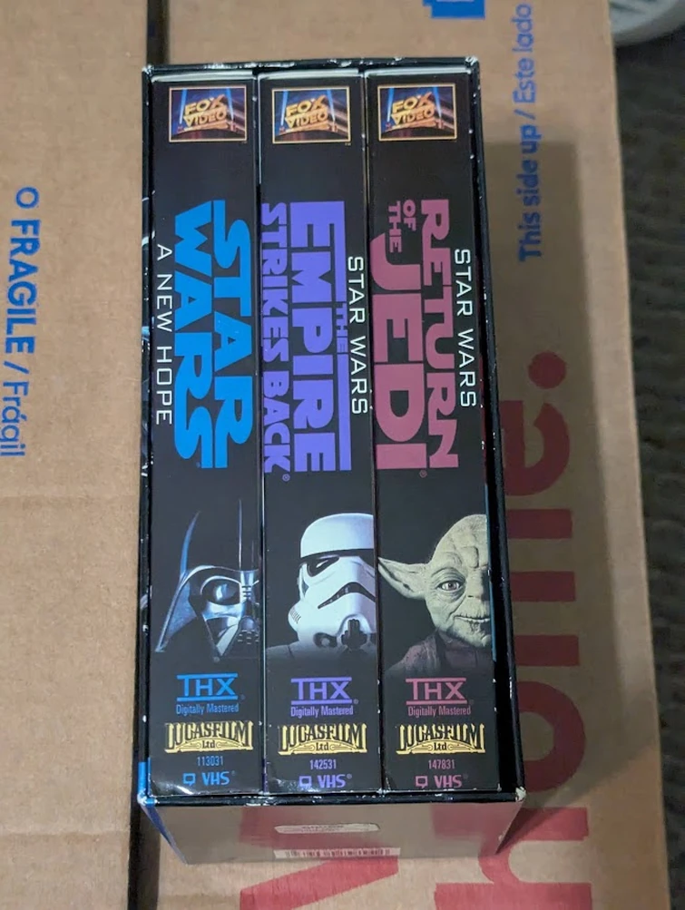 Star Wars Home Video Review: THX Remastered Original Trilogy (1995 VHS ...