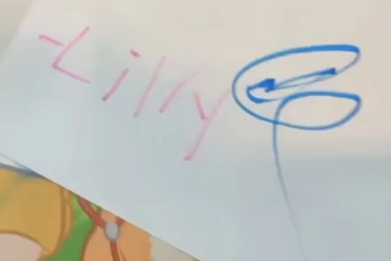 Look at Lilly’s signature lol | Fandom