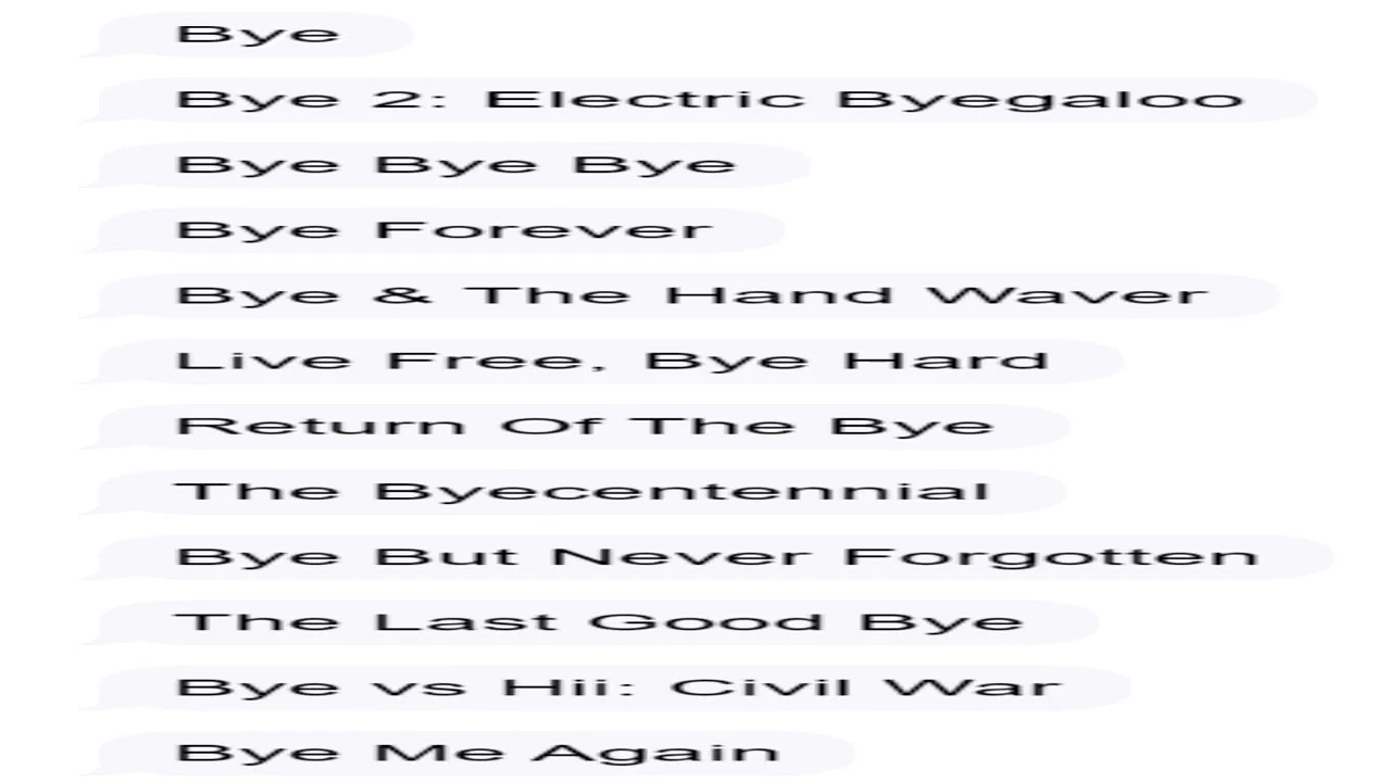 Bye | Fandom