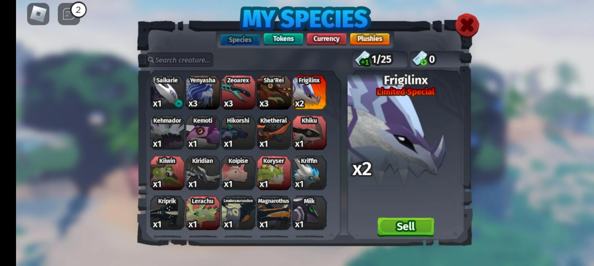 Trading 1 Frigilinx Spec for 2k Mush | Fandom