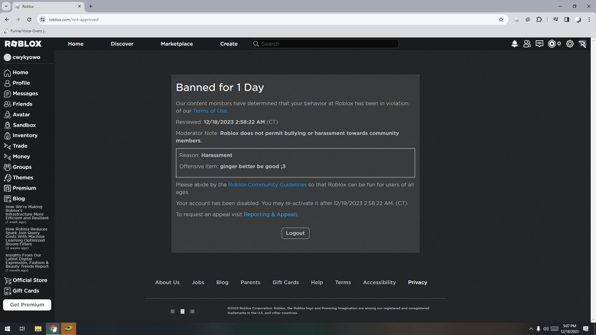 w roblox moderation /: | Fandom