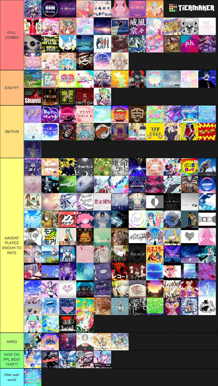 I rate pjsk songs except it's how difficult they are | Fandom