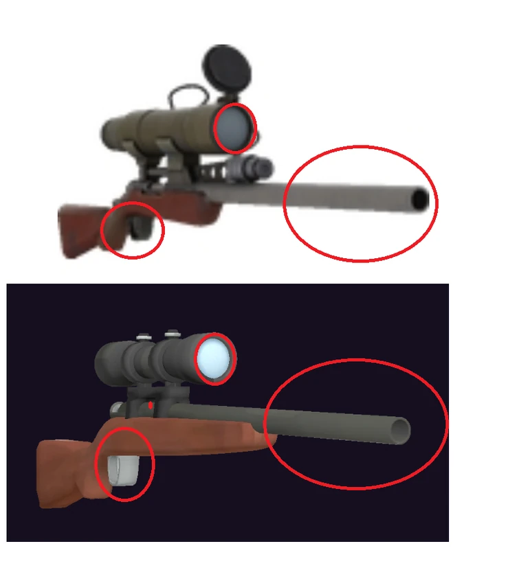 Can ANYONE identify what the hell this Sniper Rifle model is supposed ...