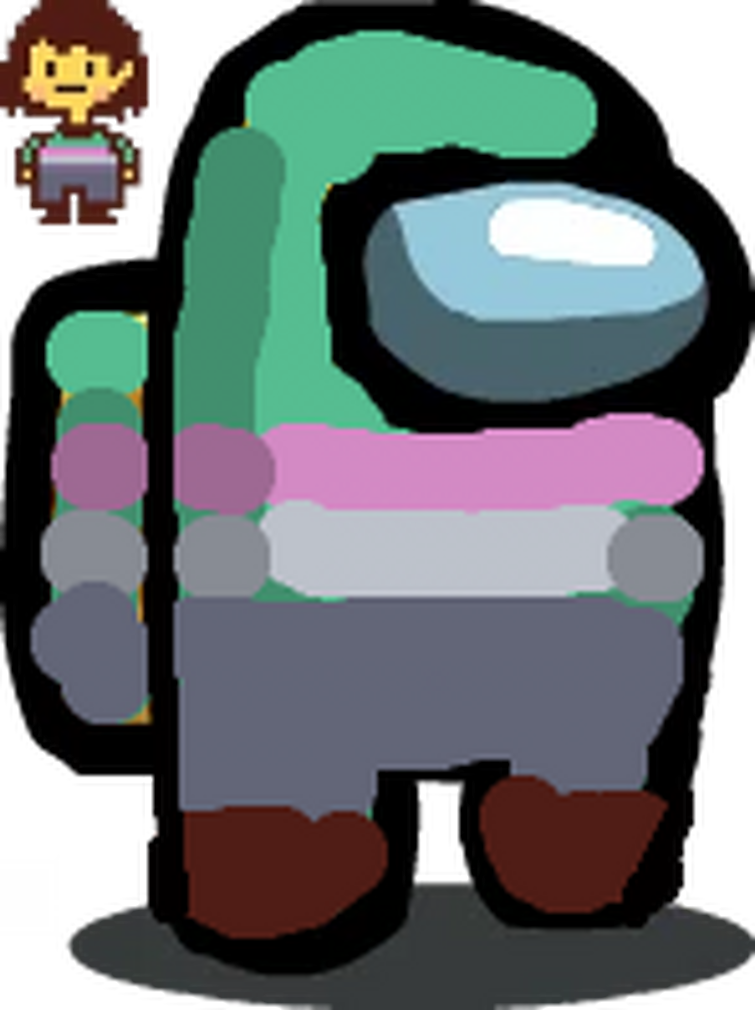 I made the Undertale humans in Among us! (BONUS: Fanon Chisk!) | Fandom