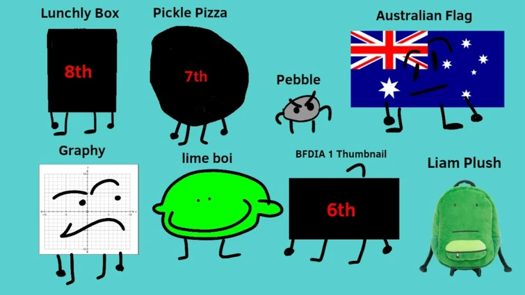 6th: BFDIA 1 Thumbnail | Fandom