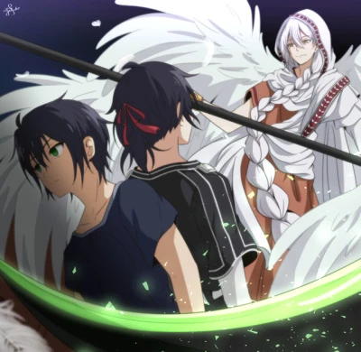 Yu, Ashera and Shikama Doji! All credit to the artist! | Fandom