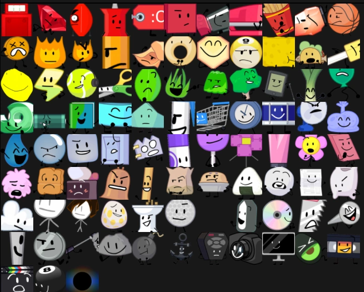 bfb/tpot/rc in rainbow order (satisfiying) | Fandom