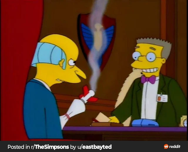 SMITHERS THERE IS A ROCKET IN MY CHEST! | Fandom