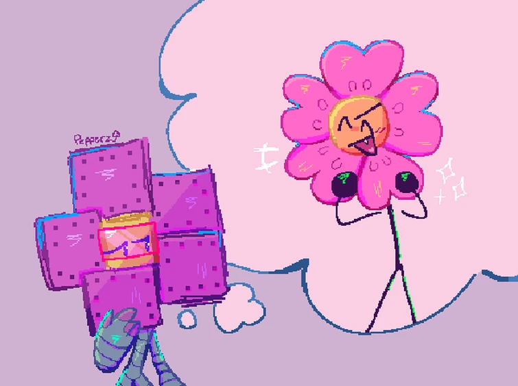 Robot Flower But Depressed Fandom