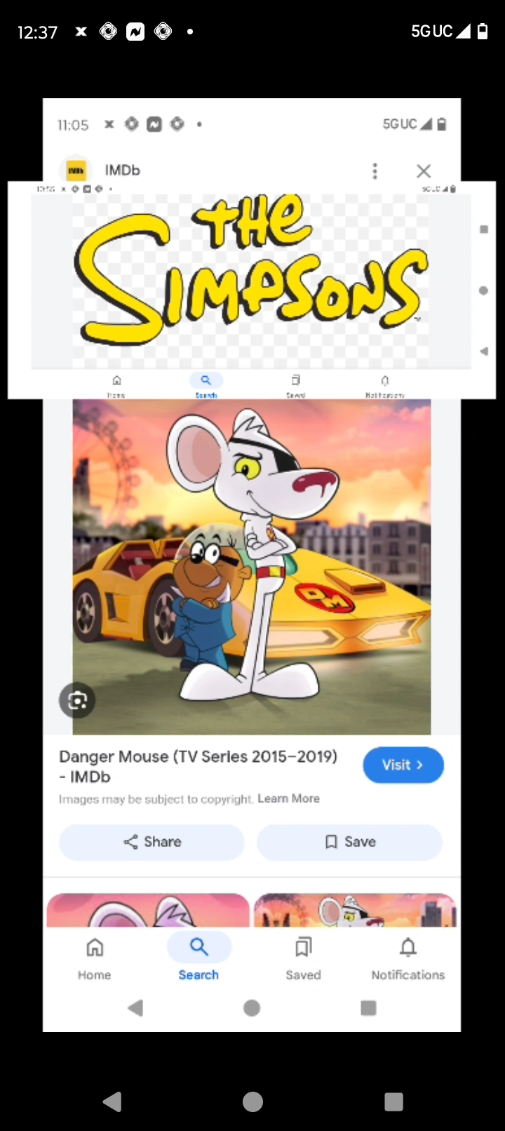 Danger mouse rubber Simpsons was created by Mr Lawrence | Fandom