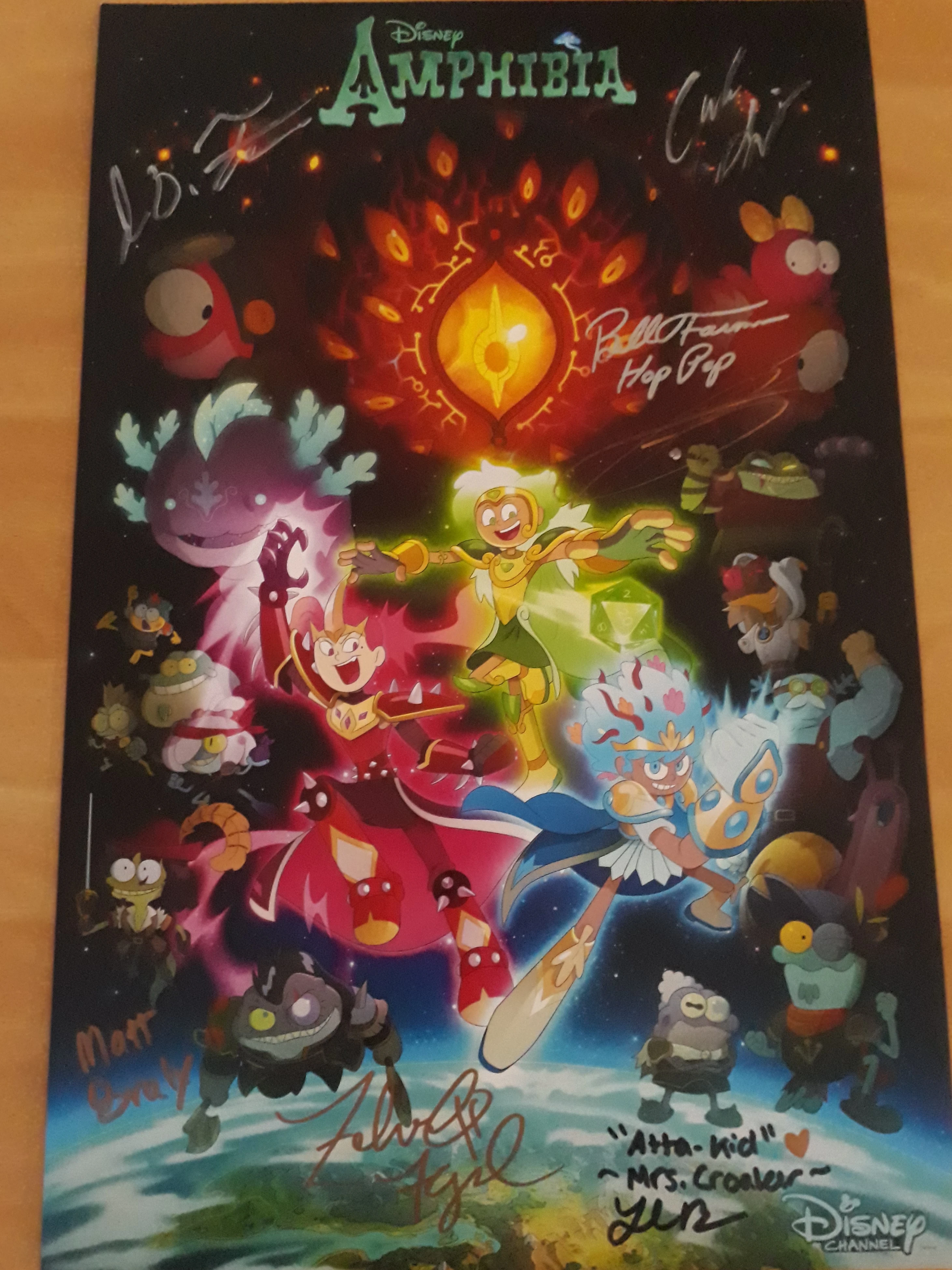 Yay my S3 Poster Signed by Matt & Hop Pop & Yunan & Sprig & Grime & Mrs ...