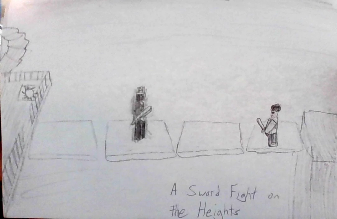 A Sword Fight on the Heights - Shedletsky and 1x1x1x1 Fan Art | Fandom