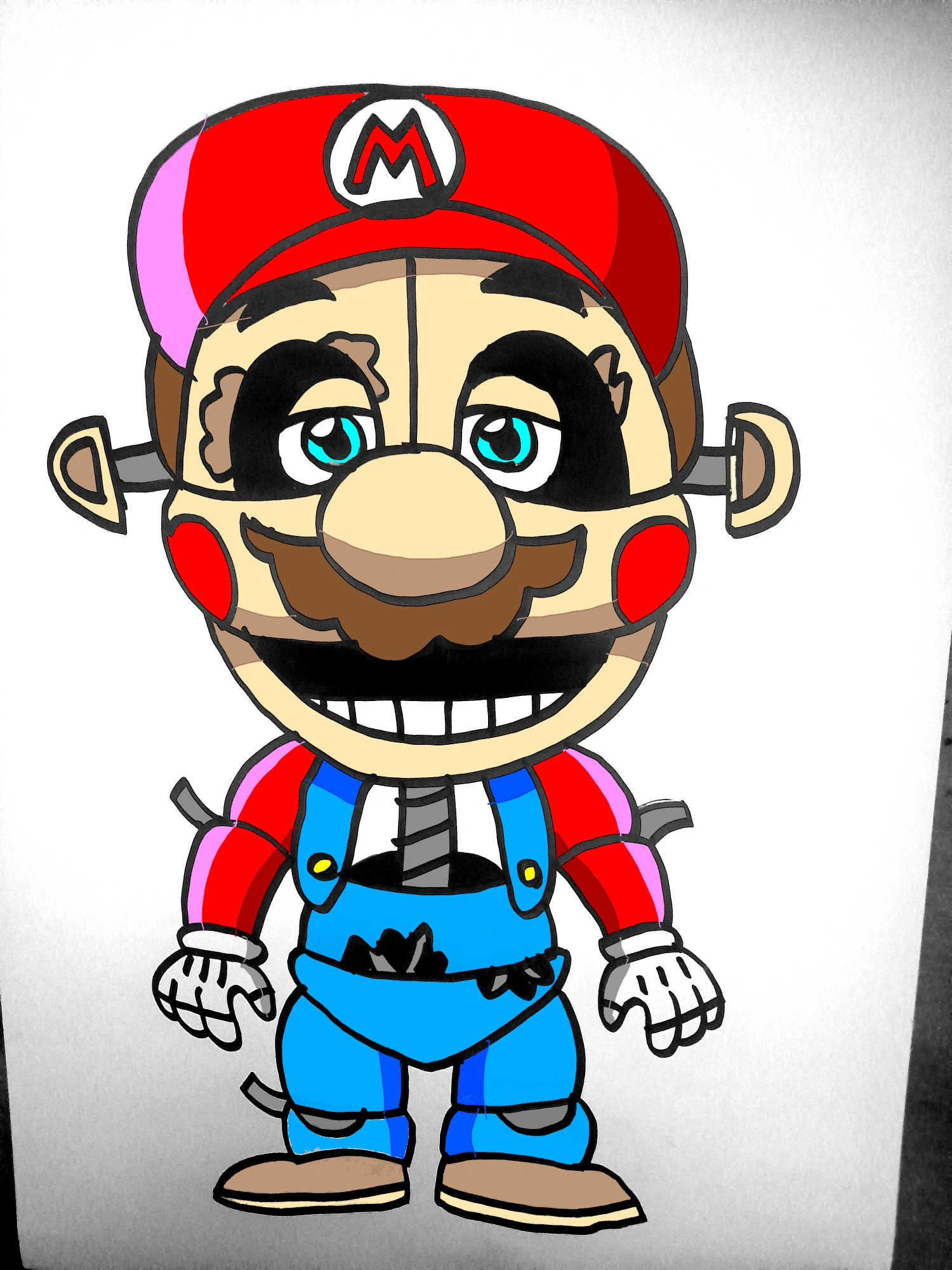 My drawing of Mario as a FNAF character | Fandom