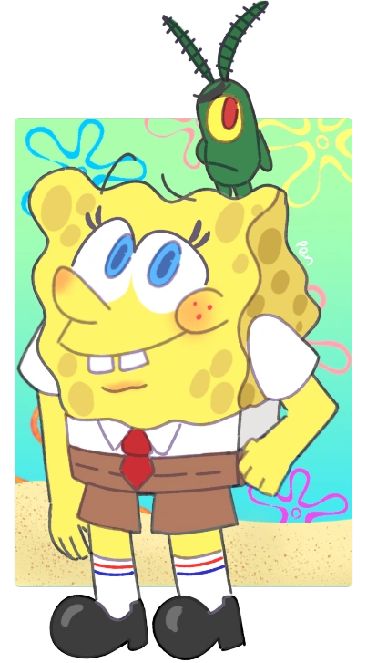SpongeBob Art - Teamwork | Fandom