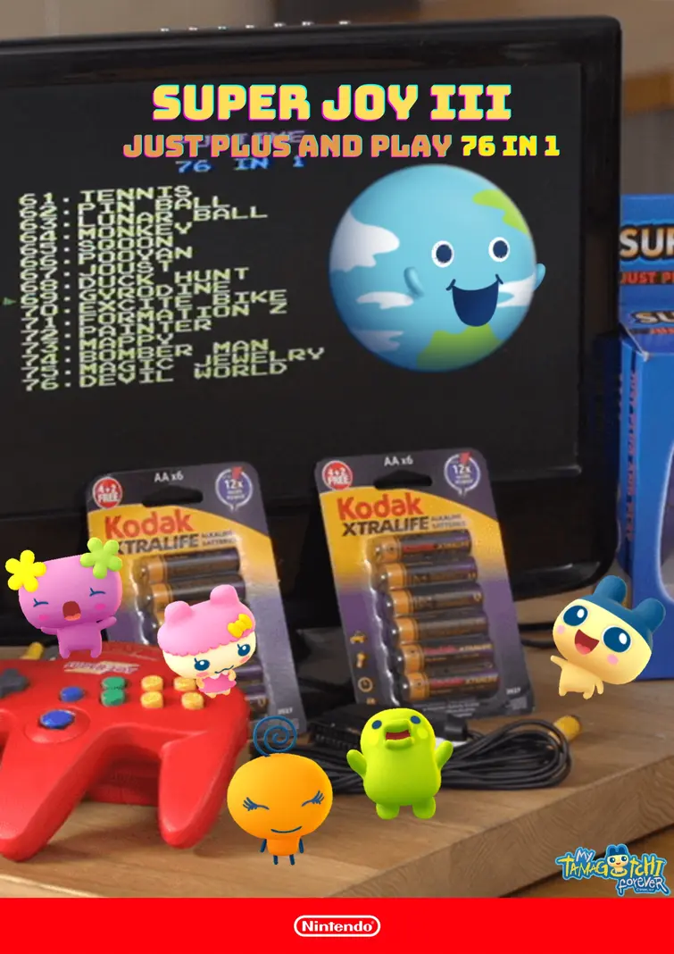 My Tamagotchi Forever x Bootleg Super Joy III A2 Poster | Fandom