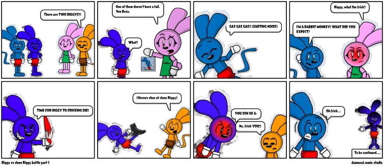 Riggy vs Clone Riggy battle comic, part 1 | Fandom