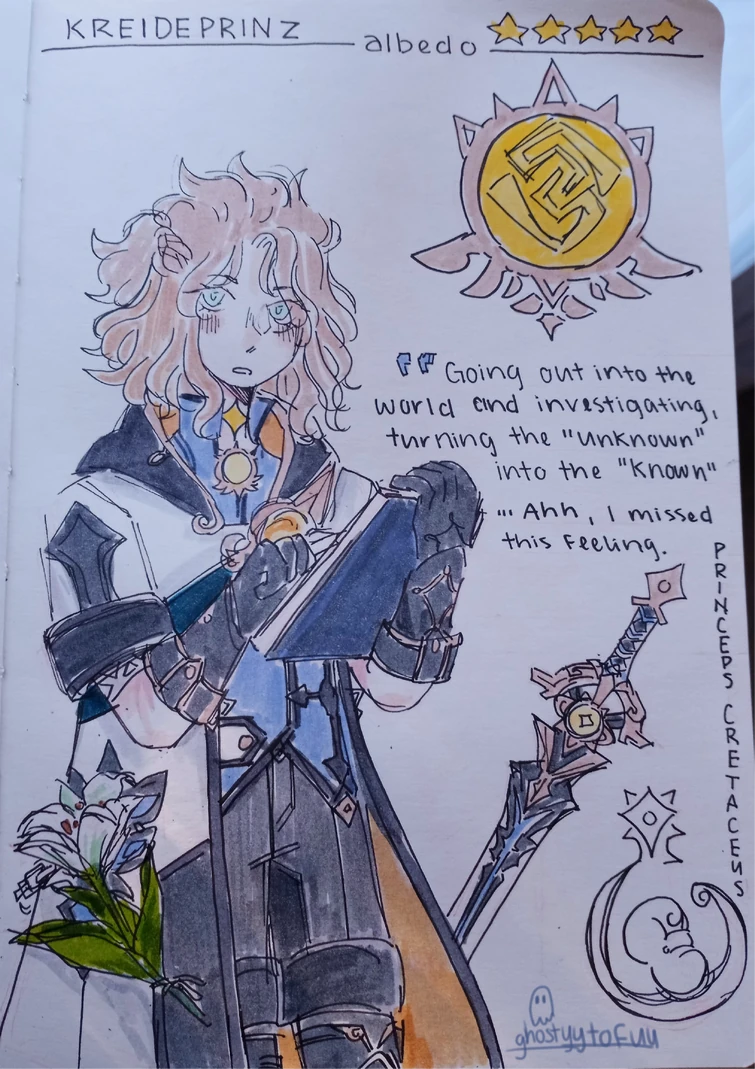 albedo page (*๓´ᴗ`๓) | Fandom