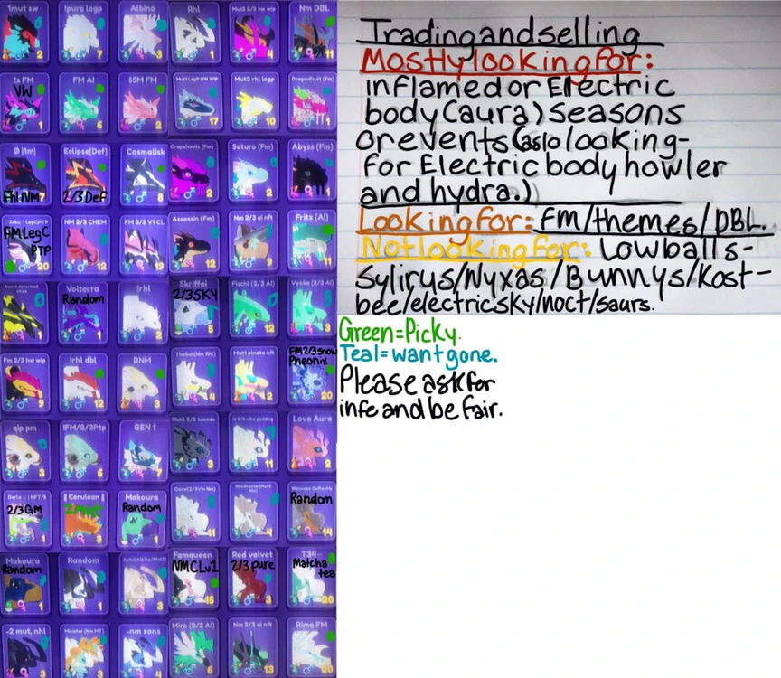 Trading & selling + Looking for Inflamed Sky & Howler (body) & Electric ...