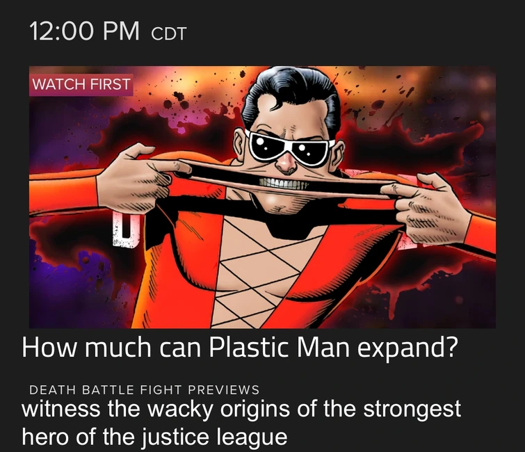 Mr. Fantastic vs Plastic Man preview titles | Fandom