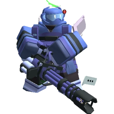 (3/4) best looking max level appearance out of all the minigunner skins ...