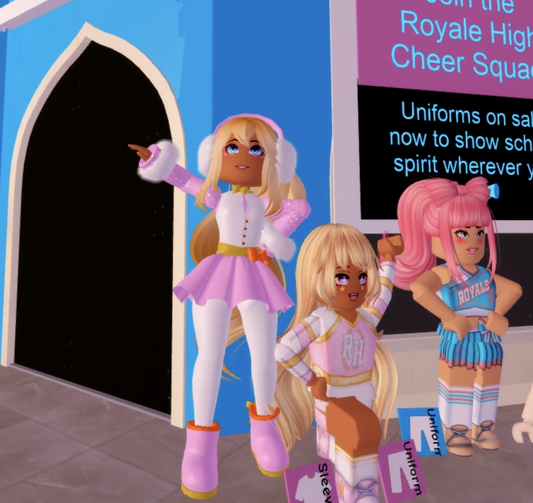 It's getting chilly! So I made some autumn outfits for the RH cheer ...