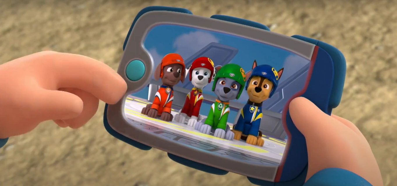 Zuma, Marshall, Rocky, and Chase all needed by Ryder for a rescue. | Fandom