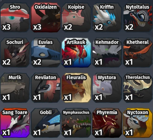 What would you rate my inventory/creatures? :) | Fandom