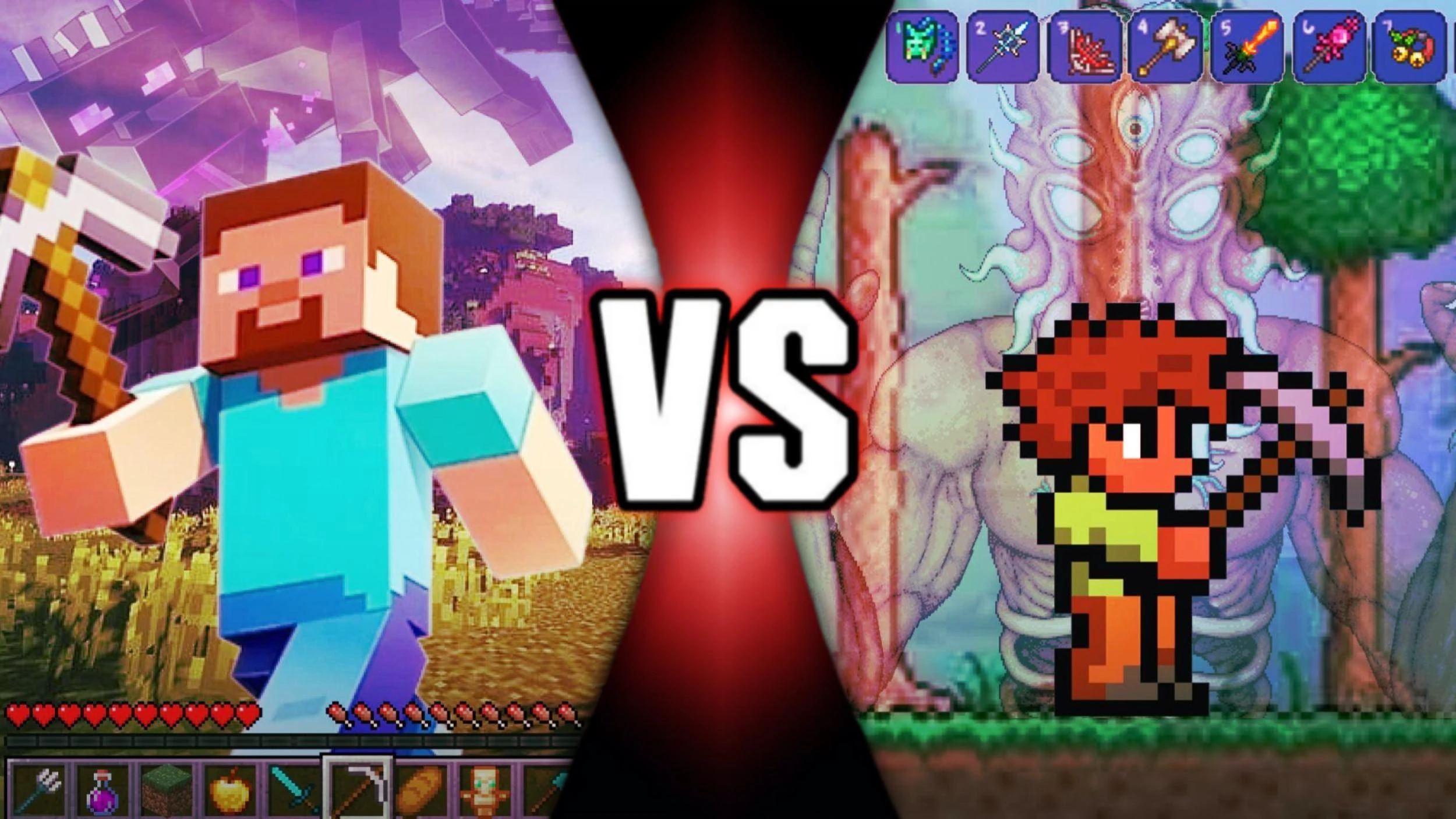 Steve vs Terrarian | Fandom