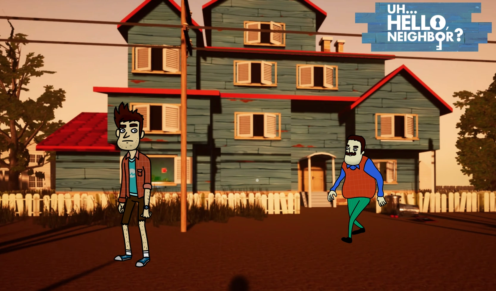 So, I had an idea for a fan game entitled "Uh...Hello, Neighbor?" | Fandom