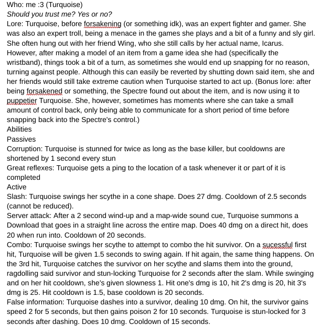 reposting this b/c it got buried but I can't find the og post so yeah | Fandom