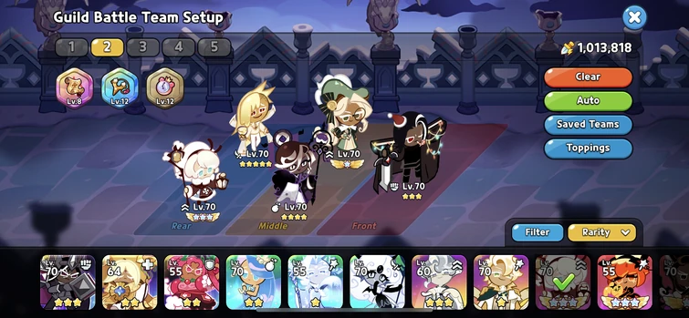 Rate my guild boss battle team (red velvet dragon) | Fandom