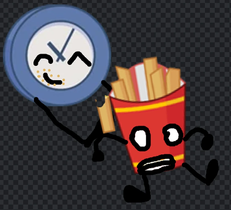 Draw clock eating french fries party | Fandom