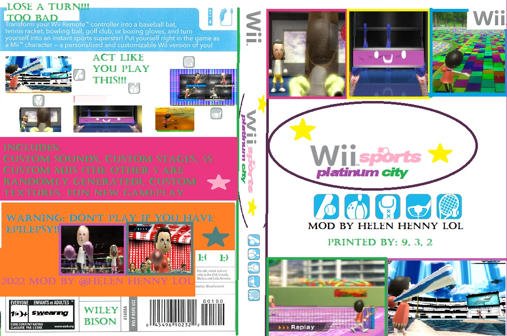 Made a custom cover for my Wii Sports mod. | Fandom