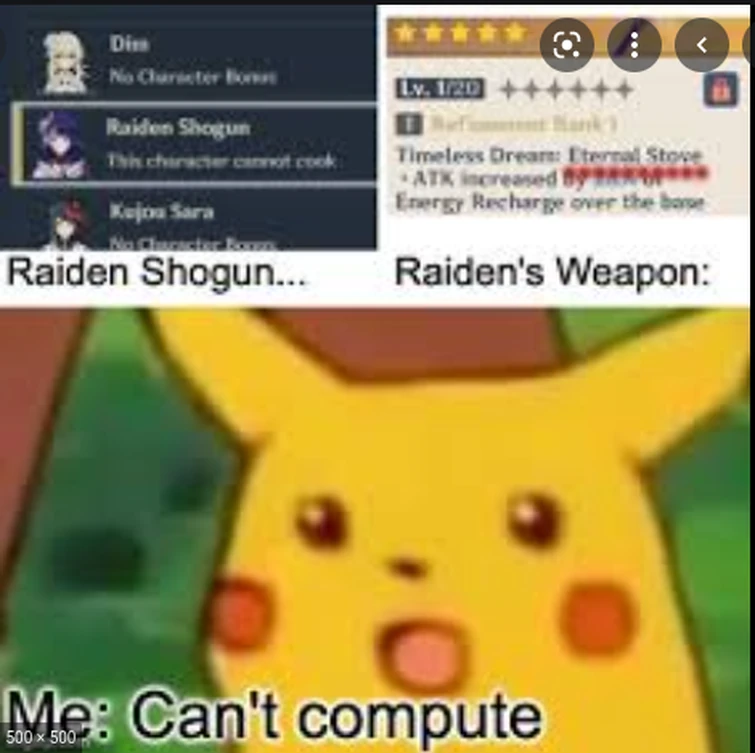Share your raiden ei memes. | Fandom