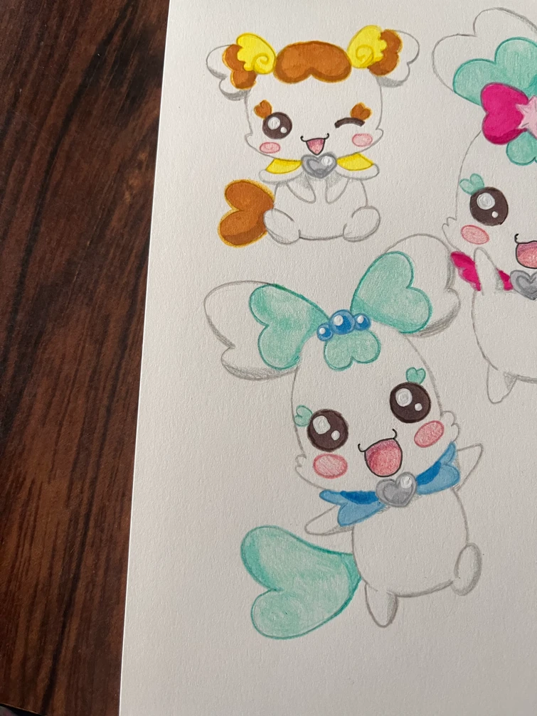 Coffret and Potpourri doodle 🩵🌼💛🌻 | Fandom