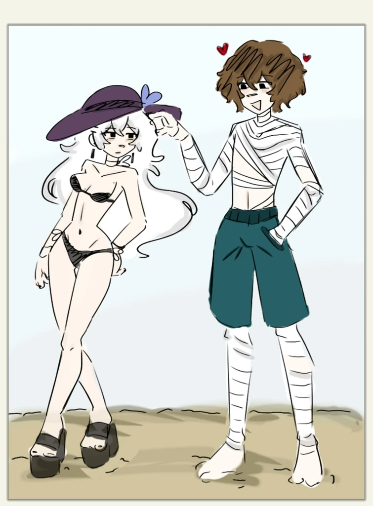 i finished the drawing 😻 (sorta, i don’t want to color it.) | Fandom