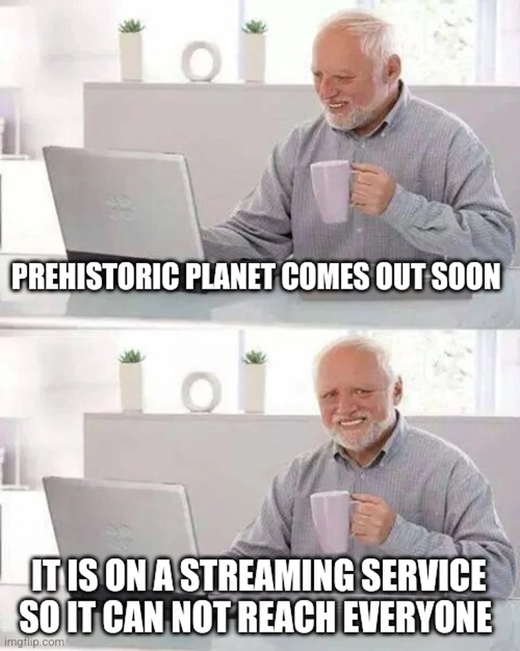 A jurassic world dominion meme and a prehistoric kingdom meme(I tried ...