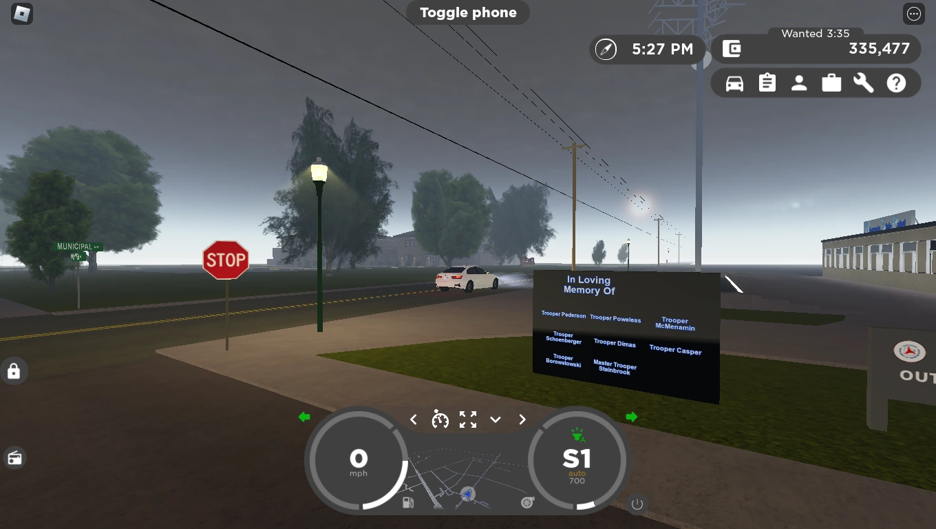 just saw this while in a ogvrp (theres also another sign to the right ...