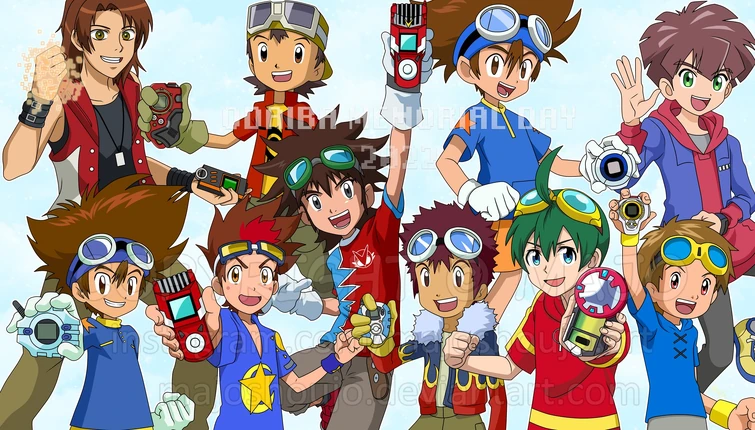(STAFF: Fanart) All Digimon Leaders during the 25th Anniversary of Digimon Adventure | Fandom