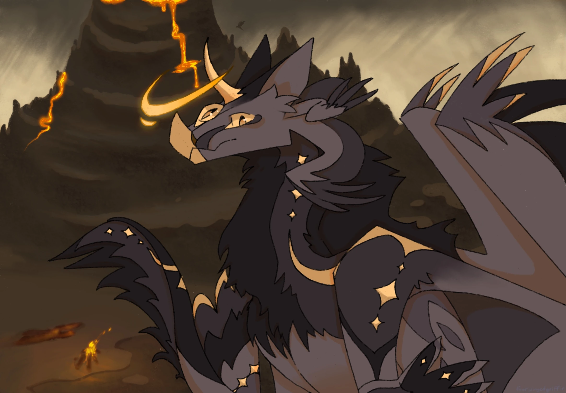 new to the volcano, are you? | Fandom