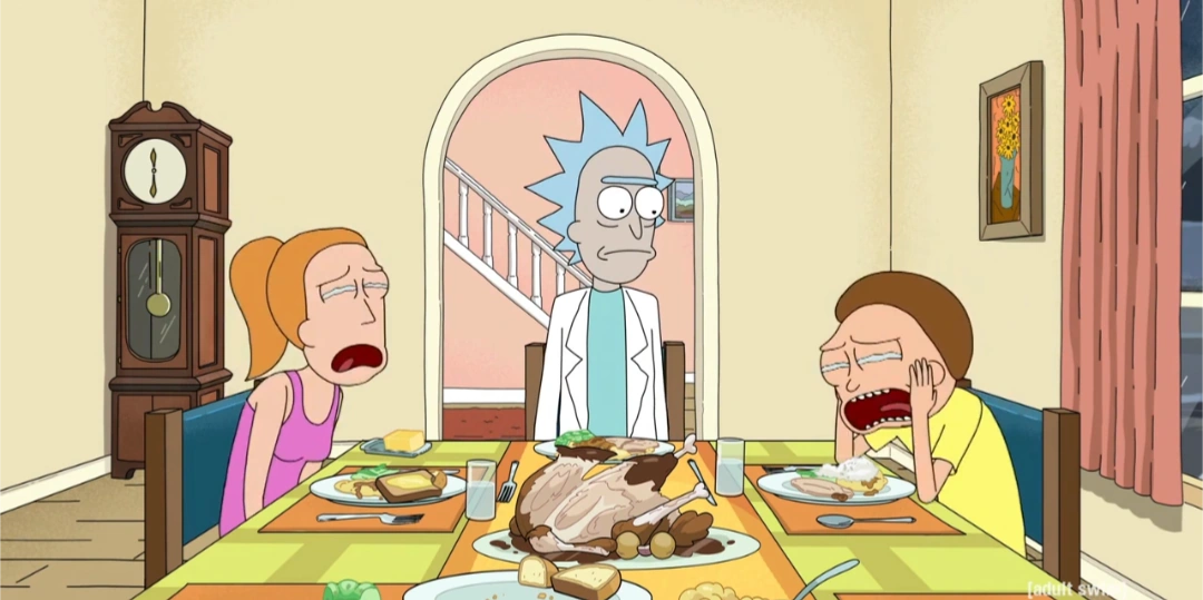 I feel like summer and Morty resembles their father. Also, I feel bad ...