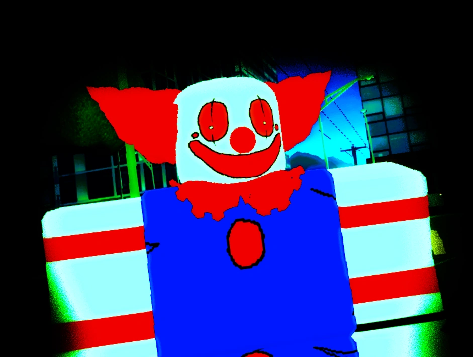 OMG! The clown! The silly clown! The goofiest guy around! look am em ...