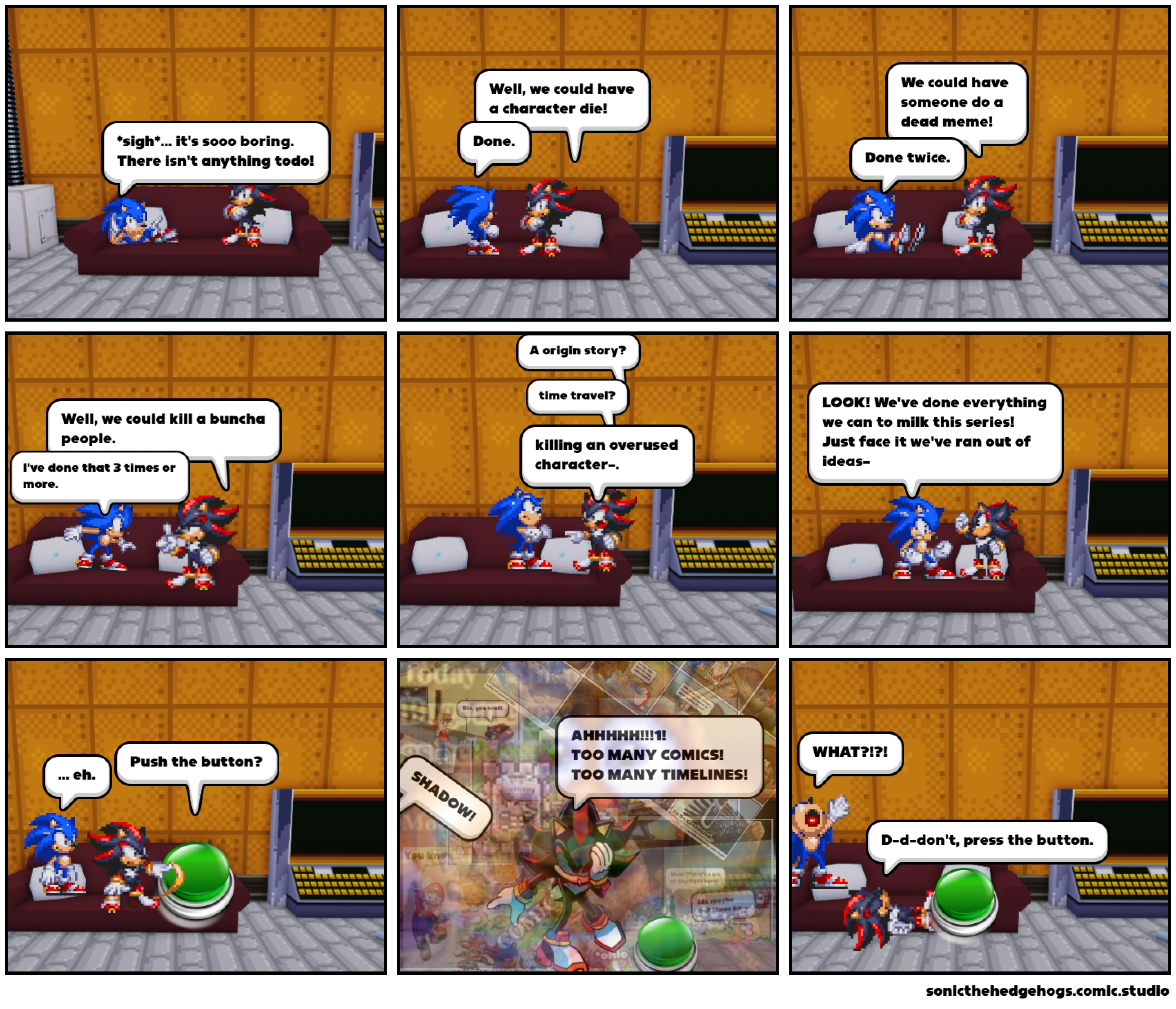 a blue rat comic the lost comix 43: sonic gets milked | Fandom