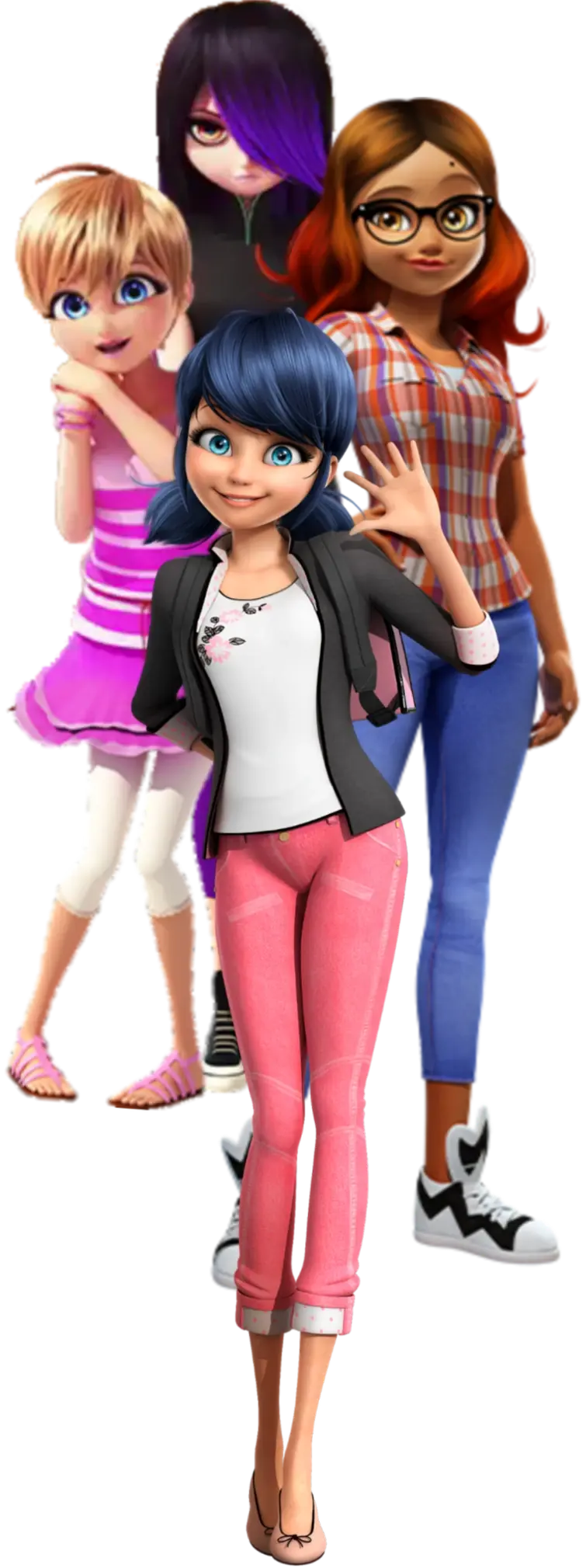 Miraculous: Girls squad (Marinette, Alya, Juleka, Rose) vs Boys Squad ...